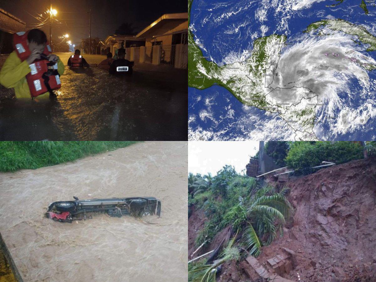 Tormenta Sara azota con fuerza a Honduras: imágenes de los desastres ...