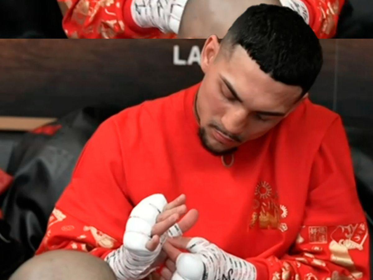 Teófimo López y su llanto, el traje de Deadpool, la bandera de Honduras ...