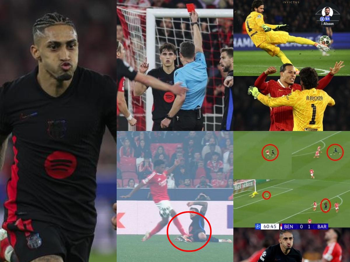 Fotos: Polémica en Champions, Raphinha es héroe y sorpresivo MVP