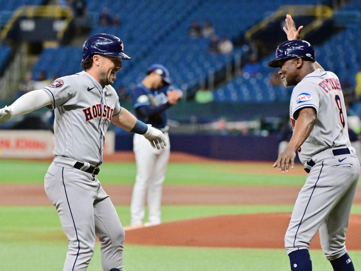Astros de Houston caen ante los Tampa Bays Rays; Mauricio Dubón conectó ...
