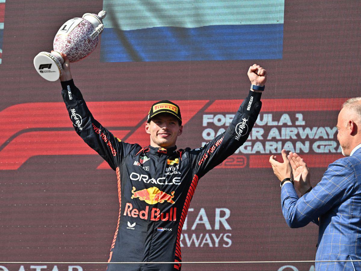Max Verstappen gana el Gran Premio de Hungría en la Fórmula Uno y logra récord de triunfos seguidos