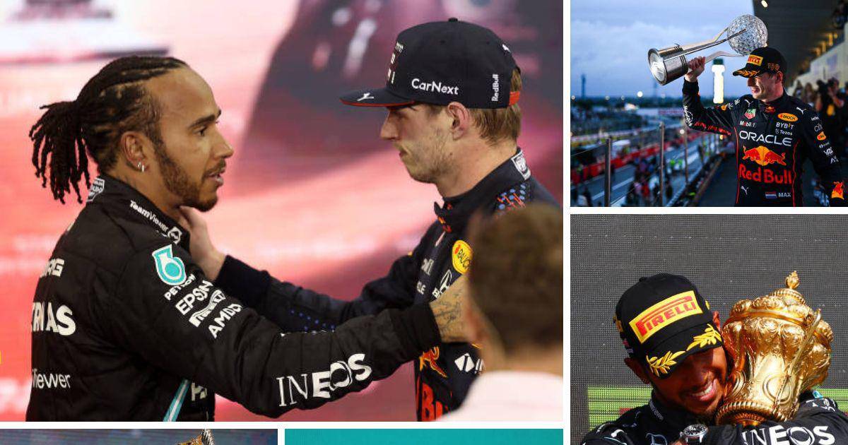 Los récords de Lewis Hamilton y Max Verstappen en sus años en la ...