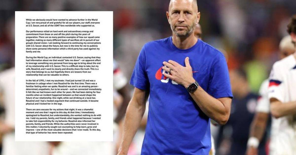 Escándalo: Gregg Berhalter confiesa abuso físico contra su esposa ...