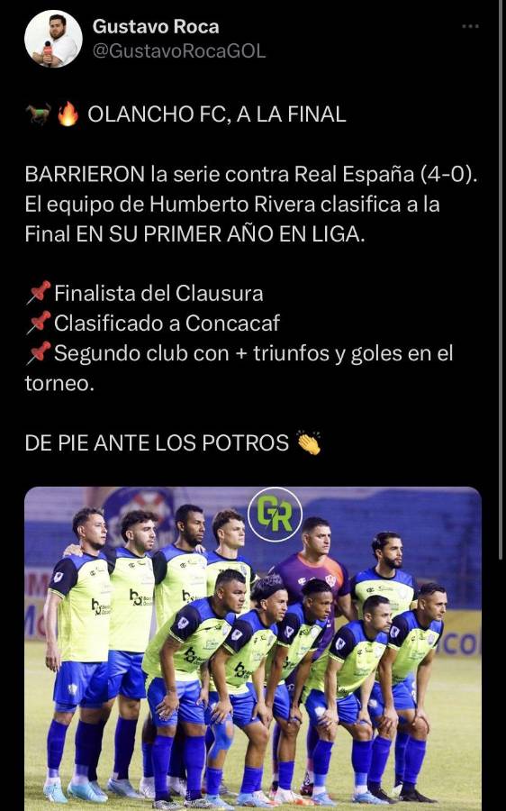”De pie ante los Potros”: prensa hondureña exalta al Olancho FC tras su ...