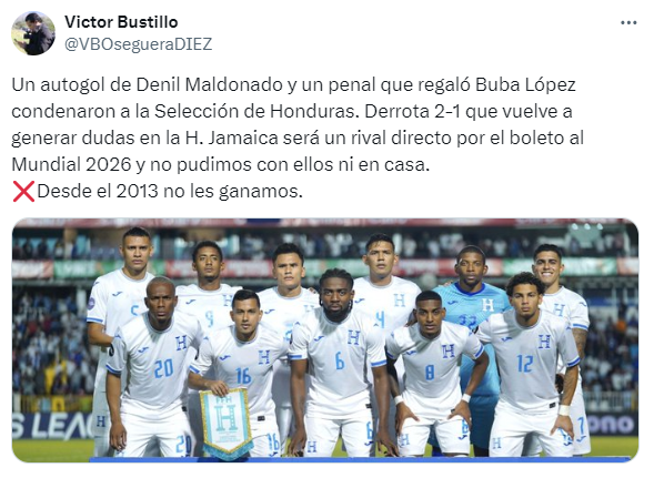 Honduras defraudó ante Jamaica y la prensa deportiva no perdona ...