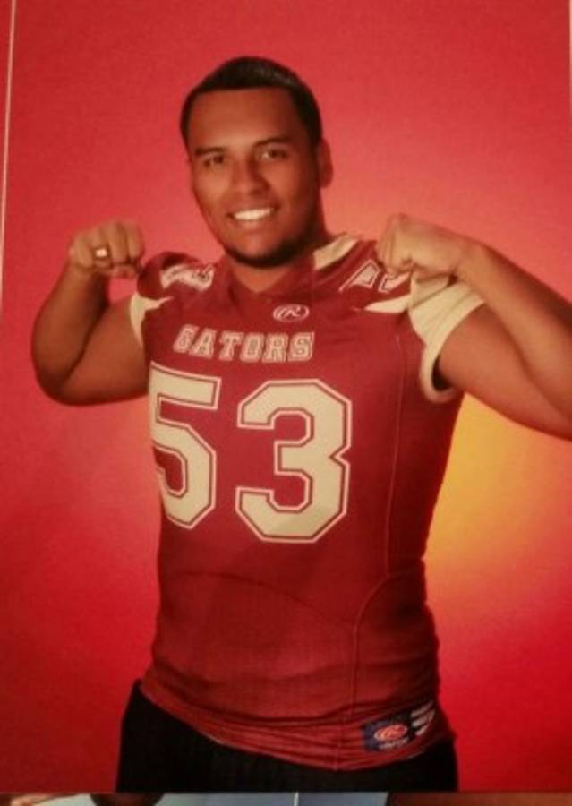 Aaron Gutiérrez, el hondureño que desea llegar a la NFL