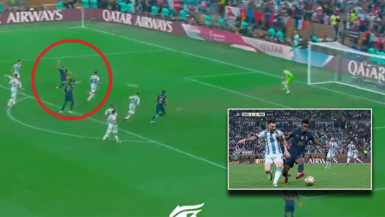 Dos penales y un error de Messi: el triplete de Mbappé que le dio el ...