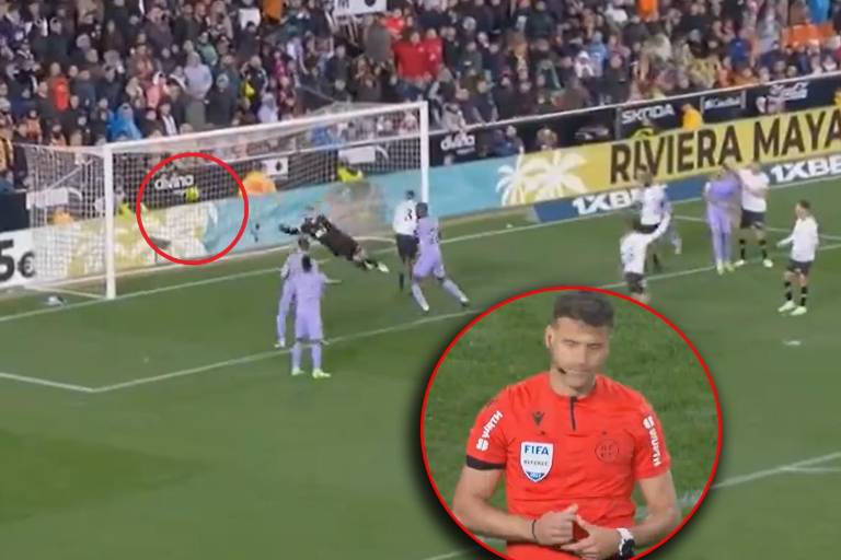 Escándalo en LaLiga: Bellingham anota, Gil Manzano pita el final del ...