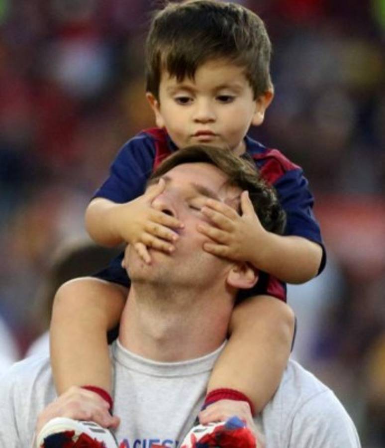 Messi, un papá moderno y amoroso