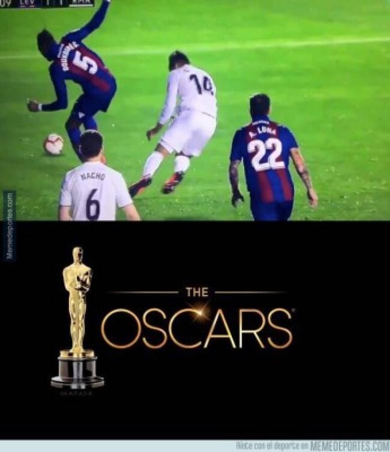 Los memes destrozan a Casemiro y le 'regalan' un Oscar por su clavado ...