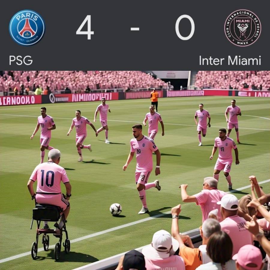 Mundial de Clubes: memes destrozan a Messi tras paliza del PSG sobre Inter Miami