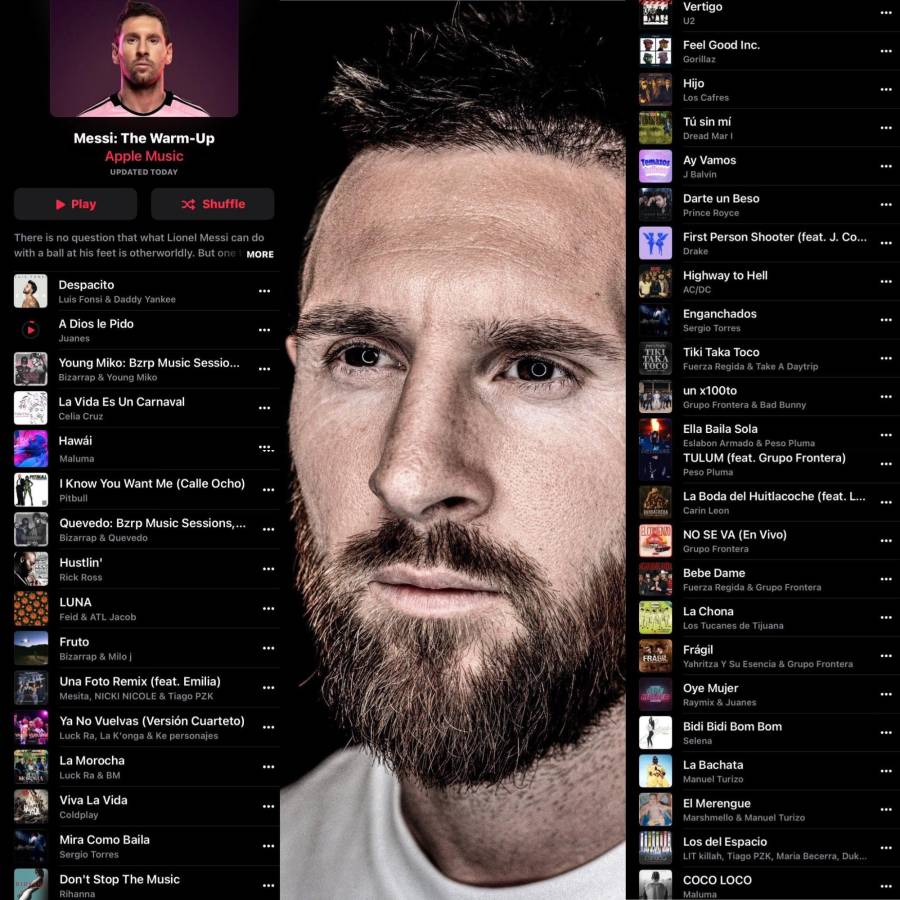 Las canciones favoritas de Messi: revelaron el playlist del argentino ...