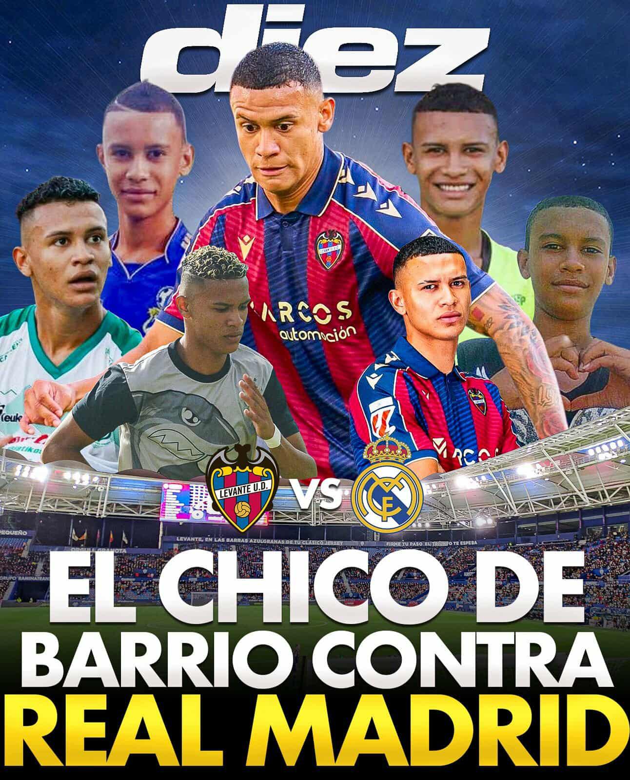El chico de barrio contra Real Madrid